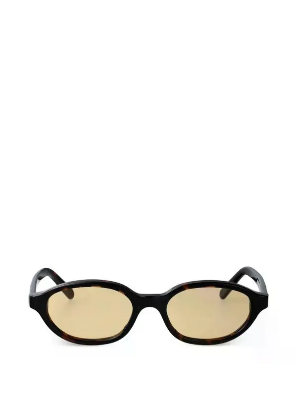 MAISON MARGIELA Lunettes 2 Oval-frame Sunglasses - Brown