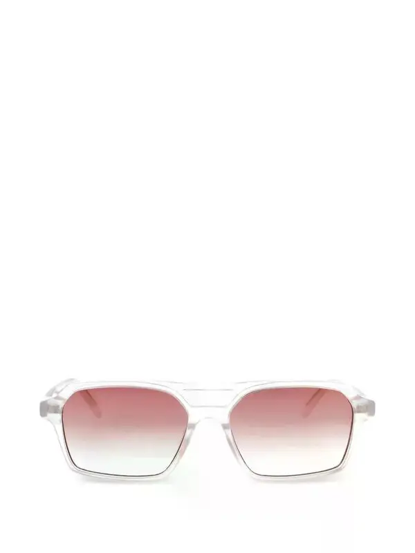 MAISON MARGIELA Geometric-frame Lunettes 7 Sunglasses - White