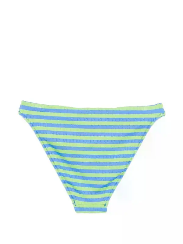 Polo Ralph Lauren Striped Bikini Bottoms - Blue