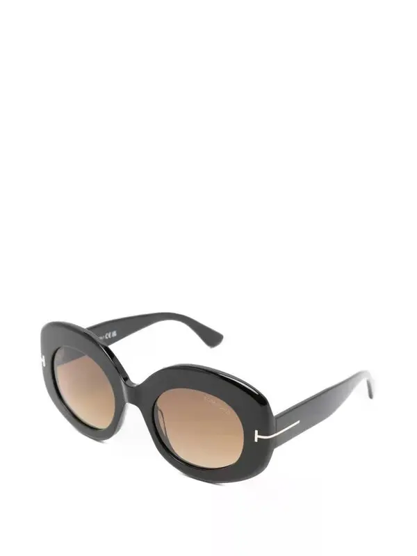 TOM FORD Round Frame Sunglasses - Brown
