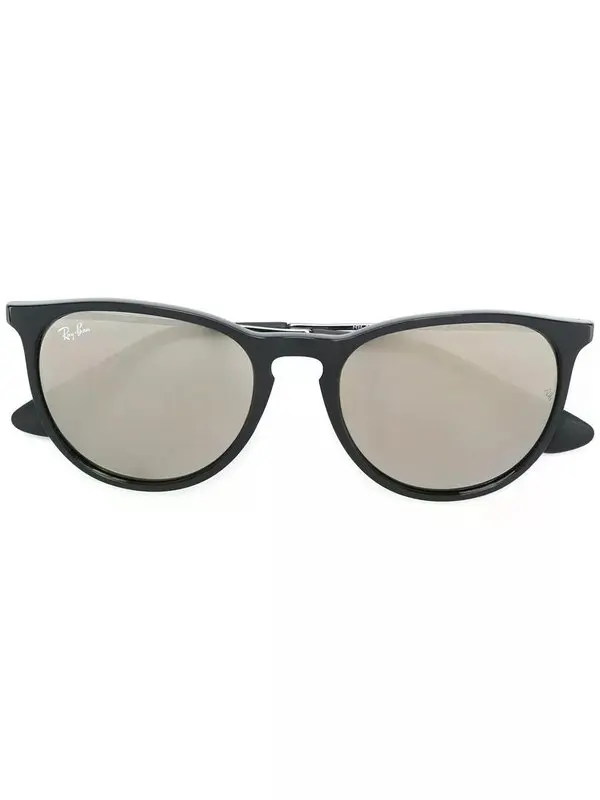 Ray-ban Erika Round-frame Sunglasses - Black