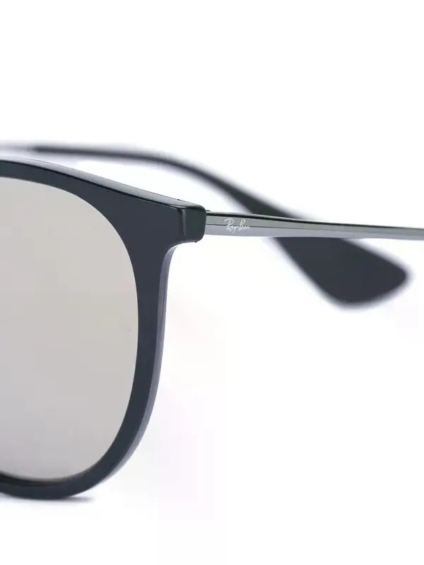 Ray-ban Erika Round Frame Sunglasses - Black