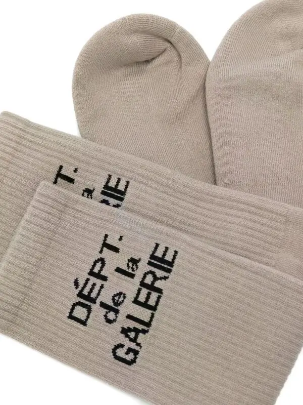 GALLERY DEPT. Ribbed Socks - Grey