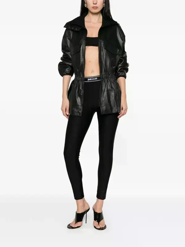 Just Cavalli Logo-waistband Leggings