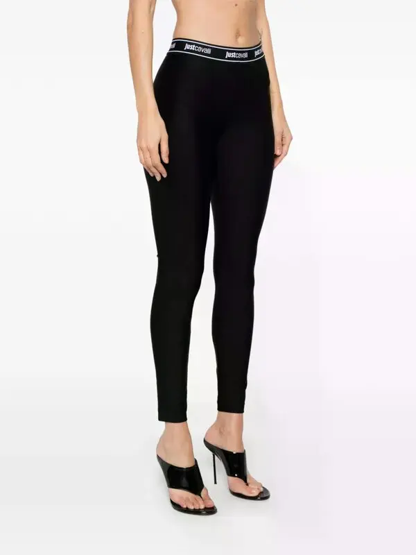 Just Cavalli Logo-waistband Leggings