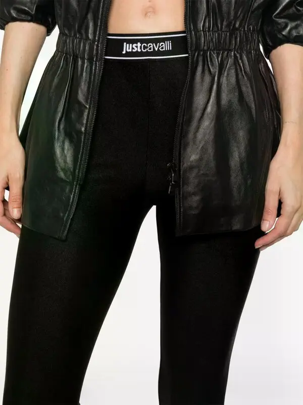 Just Cavalli Logo-waistband Leggings