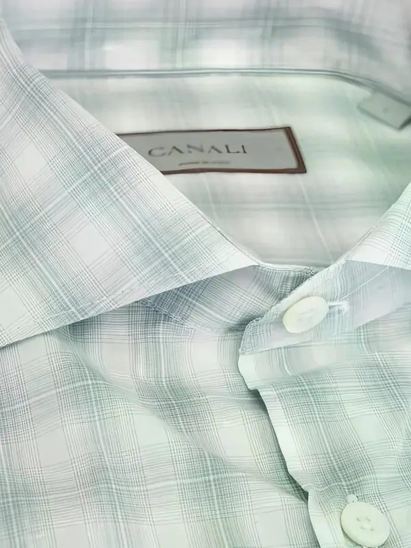 Canali Plaid Woven Shirt