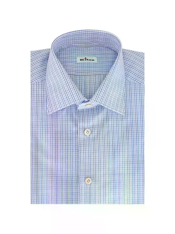 Kiton Checked Shirt