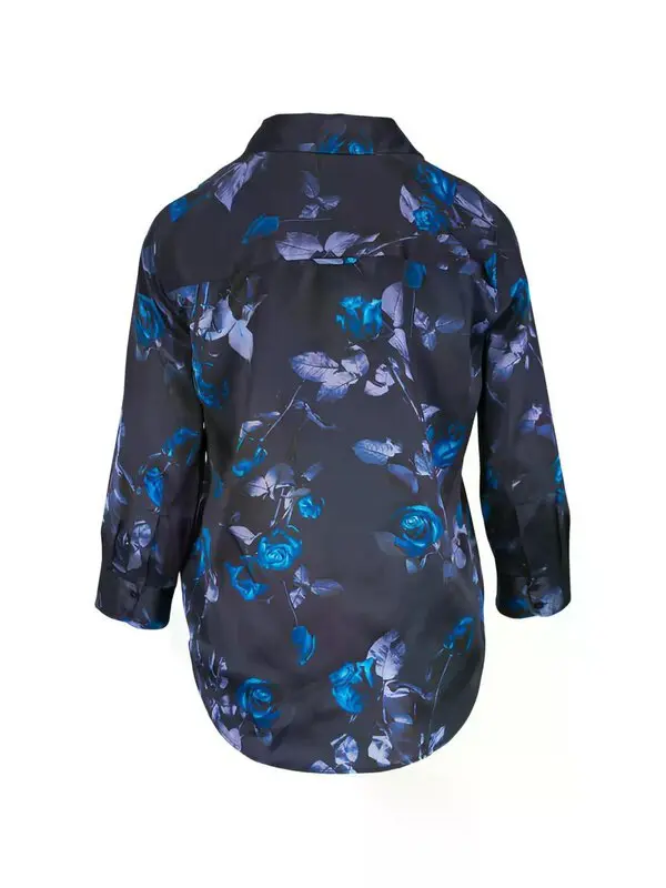 L'Agence Floral Print Blouse