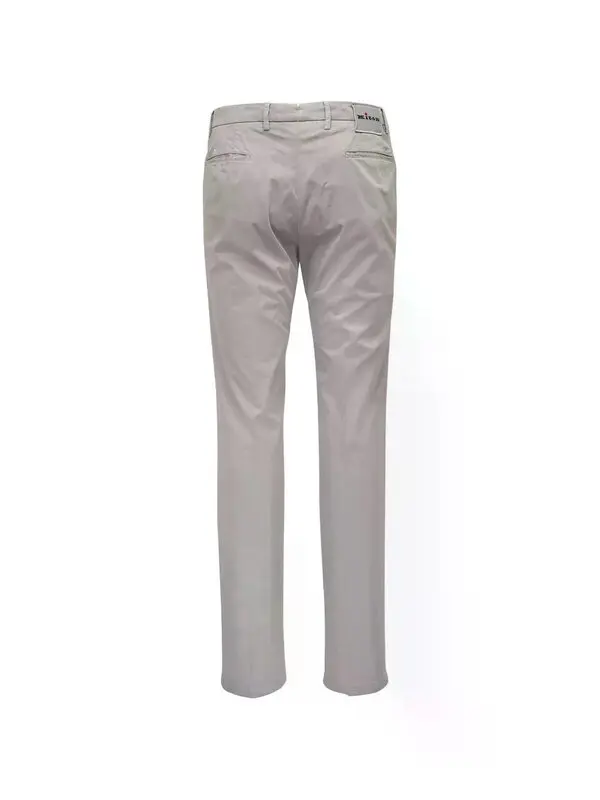 Kiton Poplin Trousers - Grey