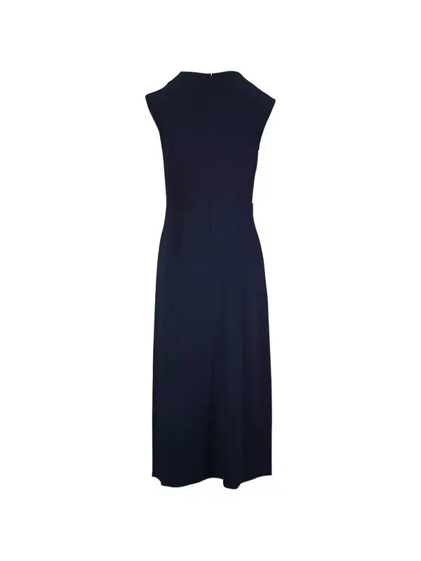 Michael Kors Cowl-neck Cinch Midi Dress