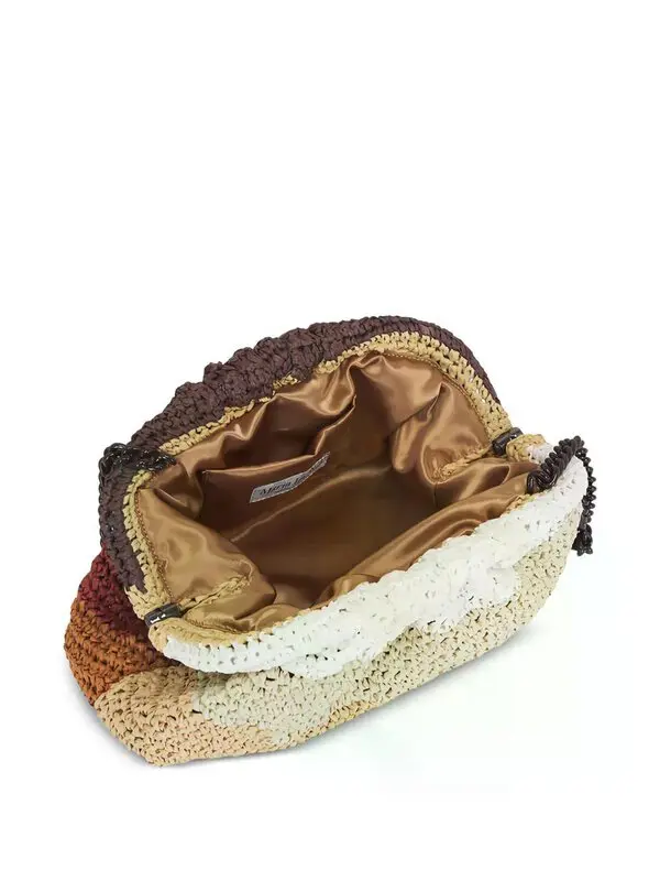 Maria La Rosa Chain-strap Clutch - Neutrals
