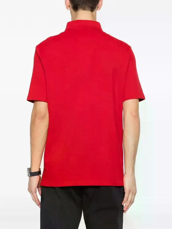 Isaia Embroidered-detail Polo Shirt