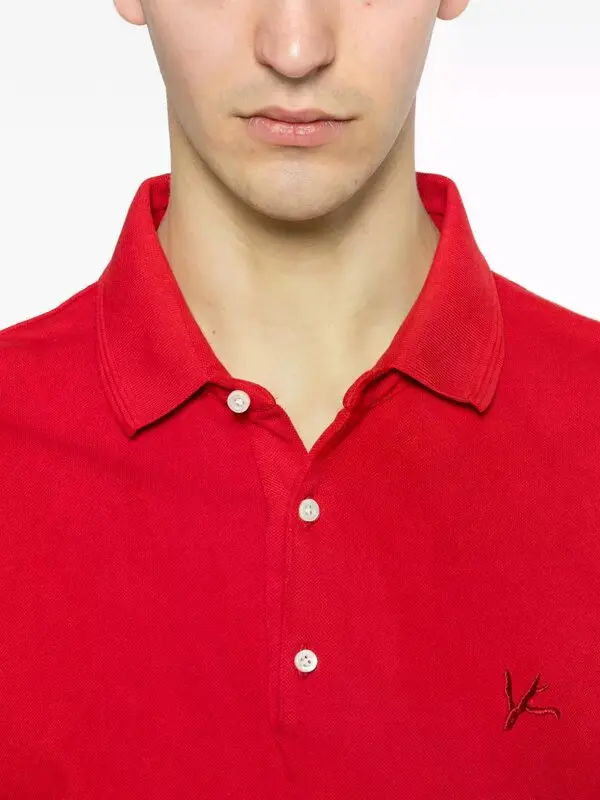 Isaia Embroidered-detail Polo Shirt