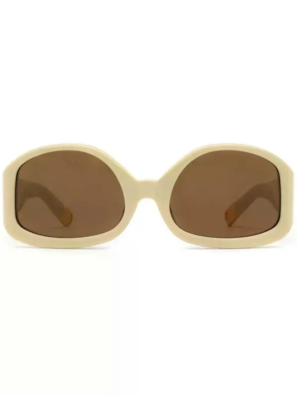 Jacquemus The Colapso Sunglasses - Neutrals