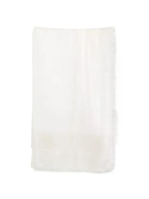 Faliero Sarti Frayed Scarf - White