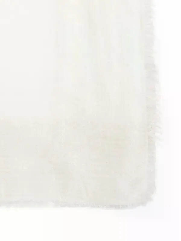 Faliero Sarti Frayed Scarf - White