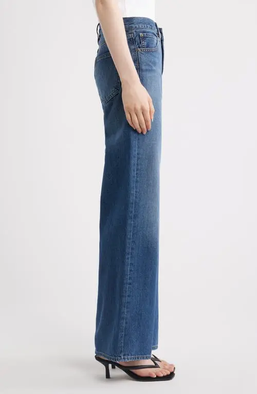 FRAME The Off Duty Stroll Wide Leg Jeans - Garda