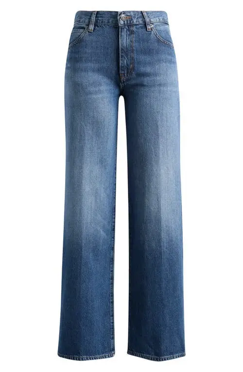 FRAME The Off Duty Stroll Wide Leg Jeans - Garda