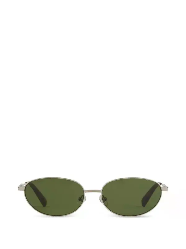 Jacquemus Oval-frame Sunglasses - Silver