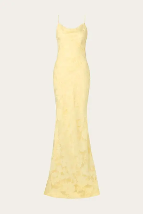 MALINA Sorelle Lace Slip Maxi Dress