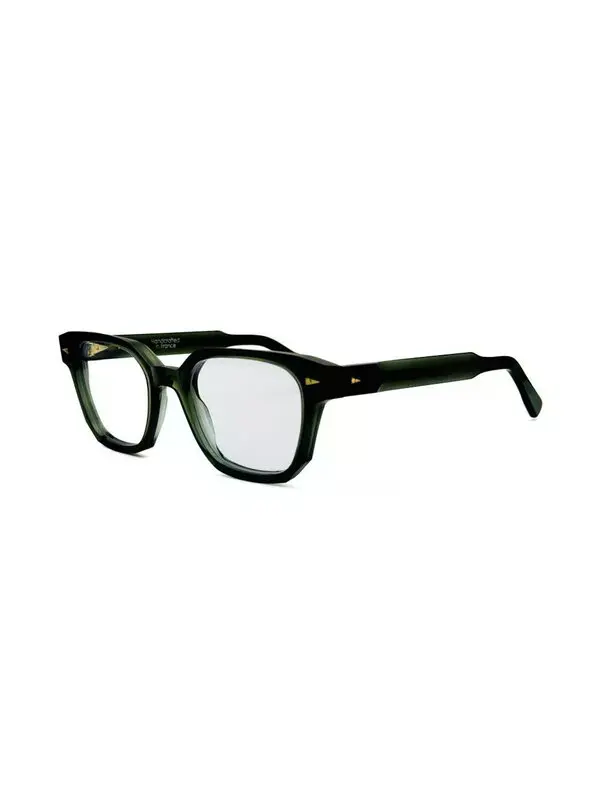 AHLEM Saint Georges Square Frame Glasses - Green