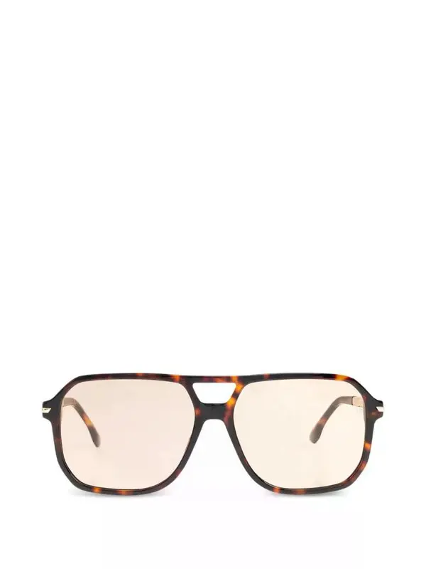 Victoria Beckham Geometric Frame Sunglasses - Brown