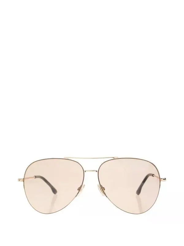 Victoria Beckham Pilot-frame Sunglasses - Gold