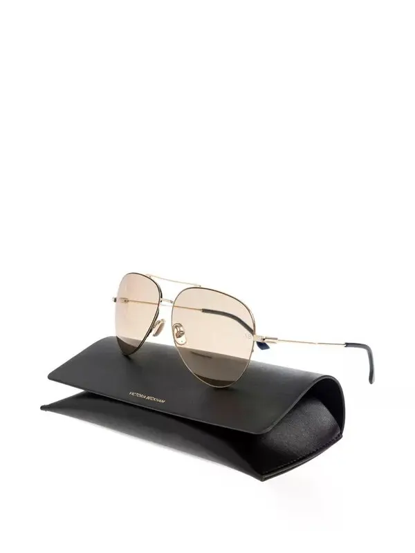 Victoria Beckham Pilot-frame Sunglasses - Gold