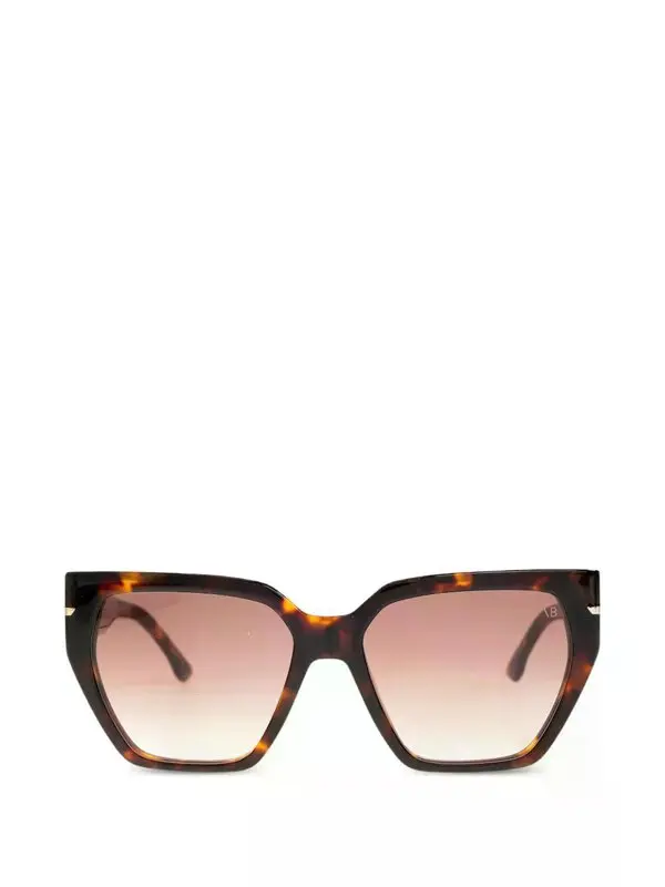 Victoria Beckham Geometric Sunglasses - Brown