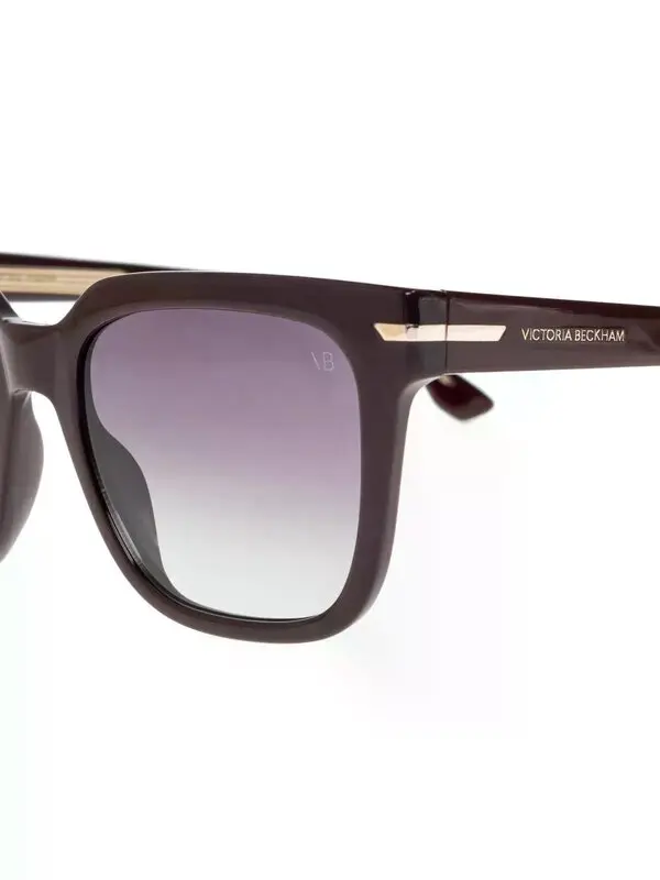 Victoria Beckham Square-frame Sunglasses - Red