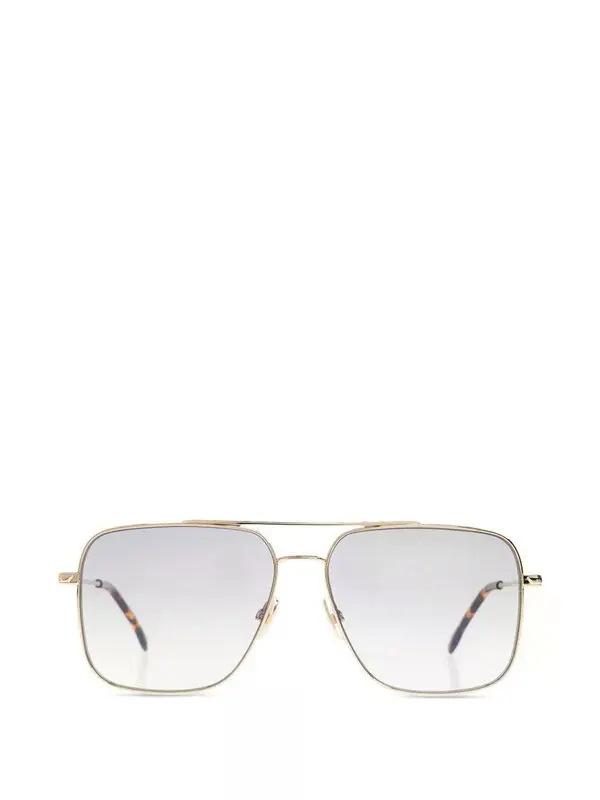 Victoria Beckham Square Frame Sunglasses - Gold