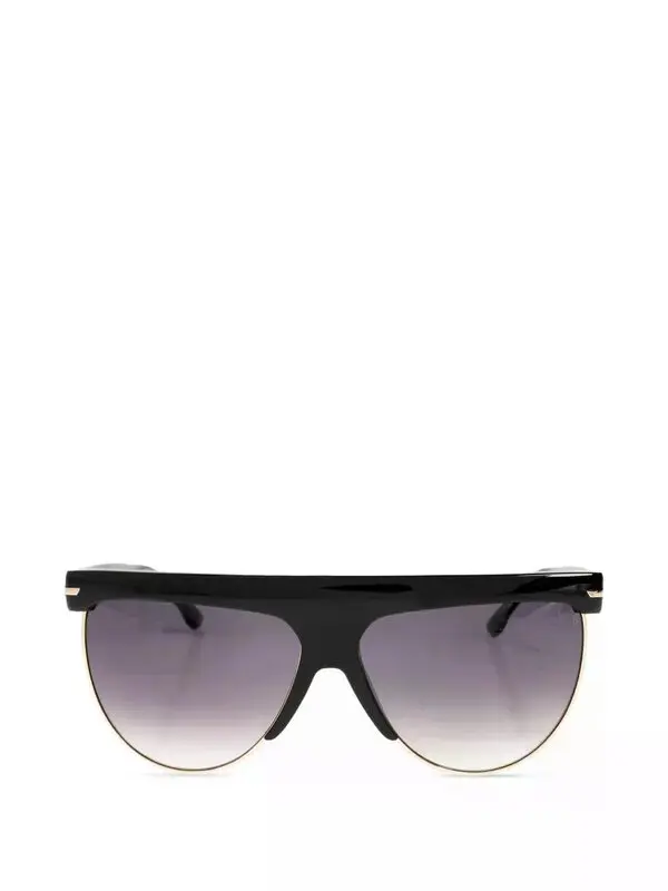 Victoria Beckham Browline Frame Sunglasses - Black