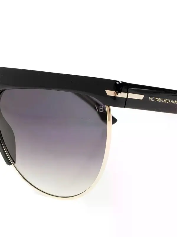Victoria Beckham Browline Frame Sunglasses - Black