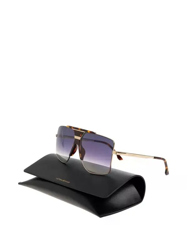 Victoria Beckham Tortoiseshell Geometric Sunglasses