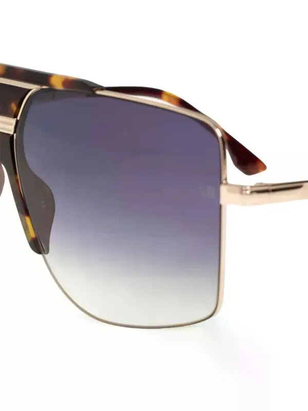 Victoria Beckham Tortoiseshell Geometric Sunglasses
