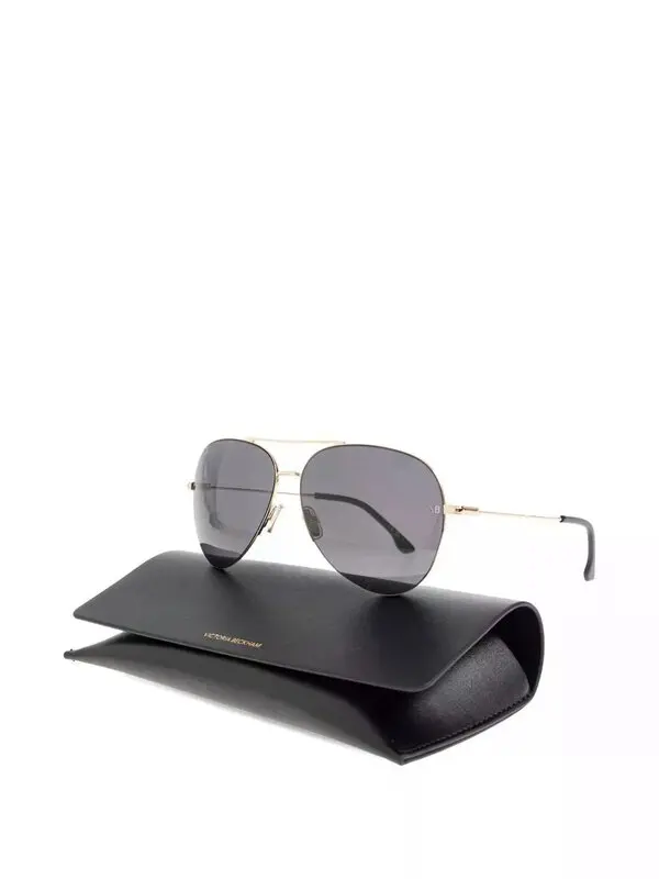Victoria Beckham Pilot Sunglasses - Gold