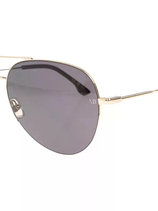 Victoria Beckham Pilot Sunglasses - Gold