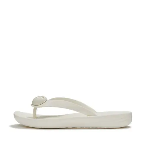 Fitflop Iqushion Glossy Flip-flops - Cream
