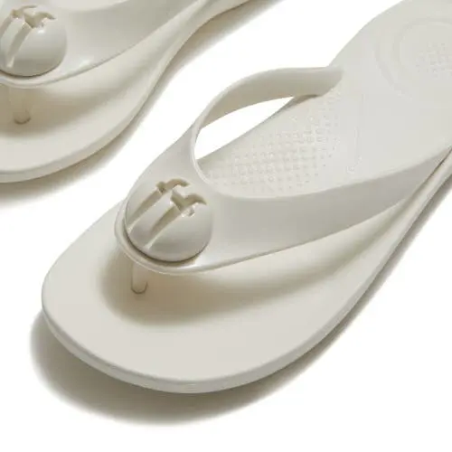 Fitflop Iqushion Glossy Flip-flops - Cream