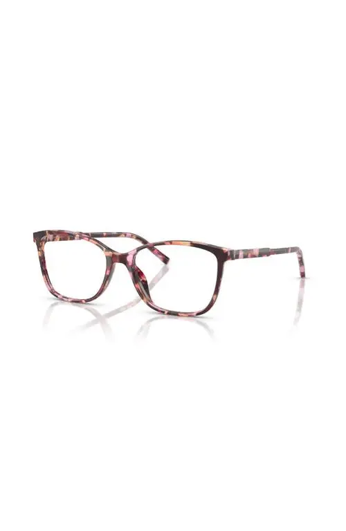 Dolce & Gabbana 52mm Rectangle Optical Glasses - Pink