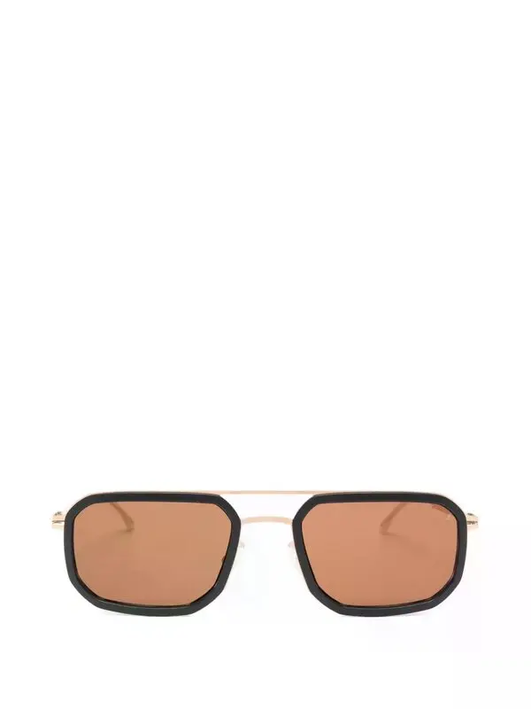 Mykita X Leica Ml16 Rectangle-frame Sunglasses - Black