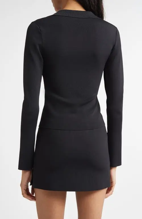 Alexander Wang Long Sleeve Polo Sweater