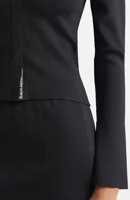 Alexander Wang Long Sleeve Polo Sweater