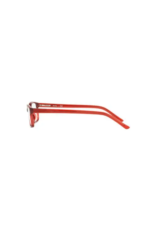 SFEROFLEX Rectangle Eyeglasses - Red