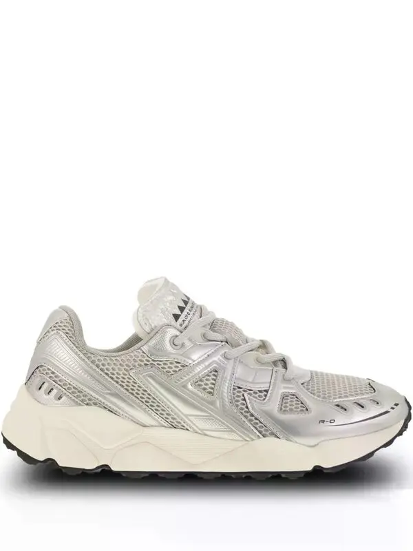 RUN OF Metallic-effect Sneakers - Silver