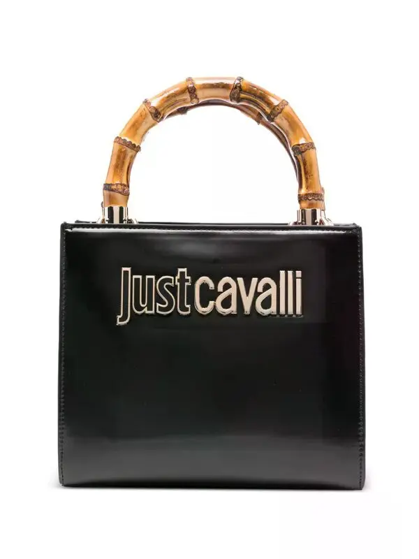 Just Cavalli Logo-detail Tote - Black