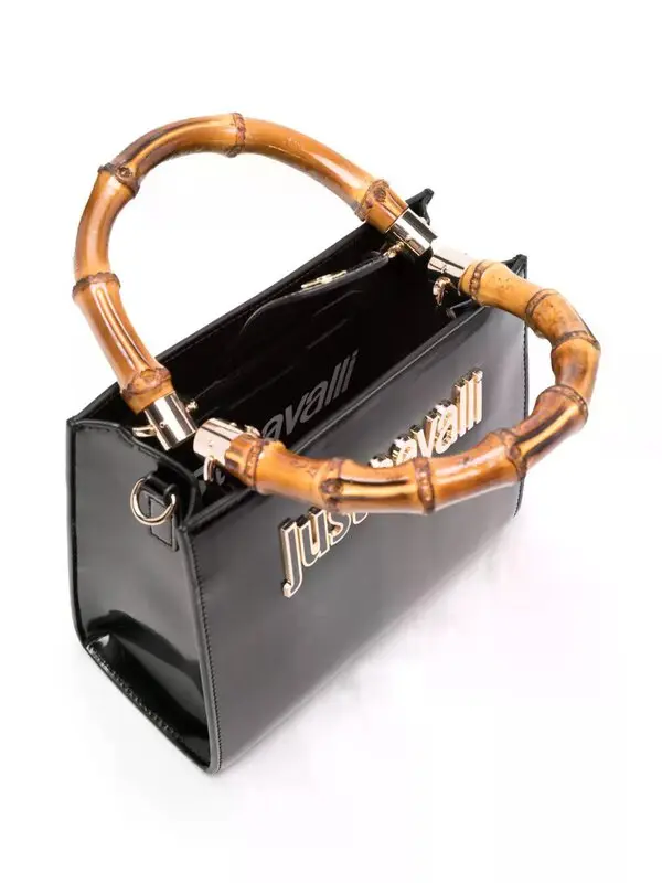 Just Cavalli Logo-detail Tote - Black