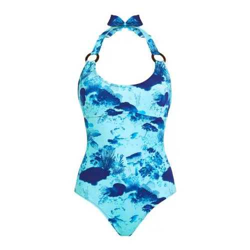 Vilebrequin Halter One-piece Swimsuit - Oxygen