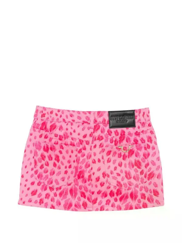 Just Cavalli Patterned Mini Skirt